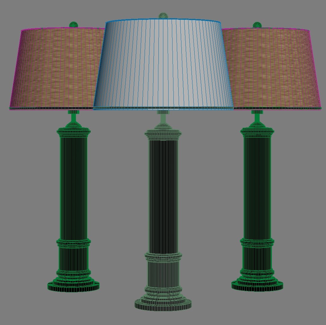 3d frederick cooper leather column model