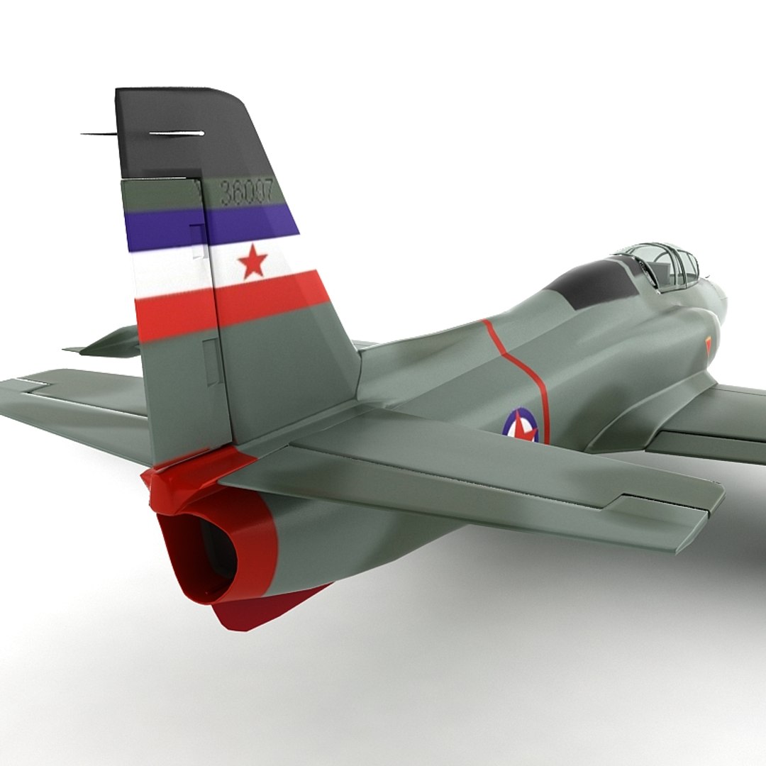 3d Model G-2 Galeb