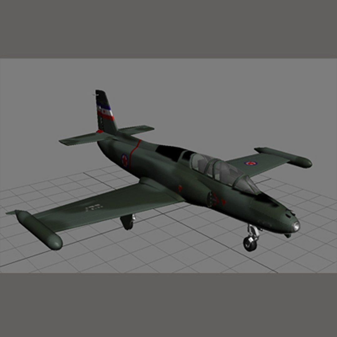 3d Model G-2 Galeb