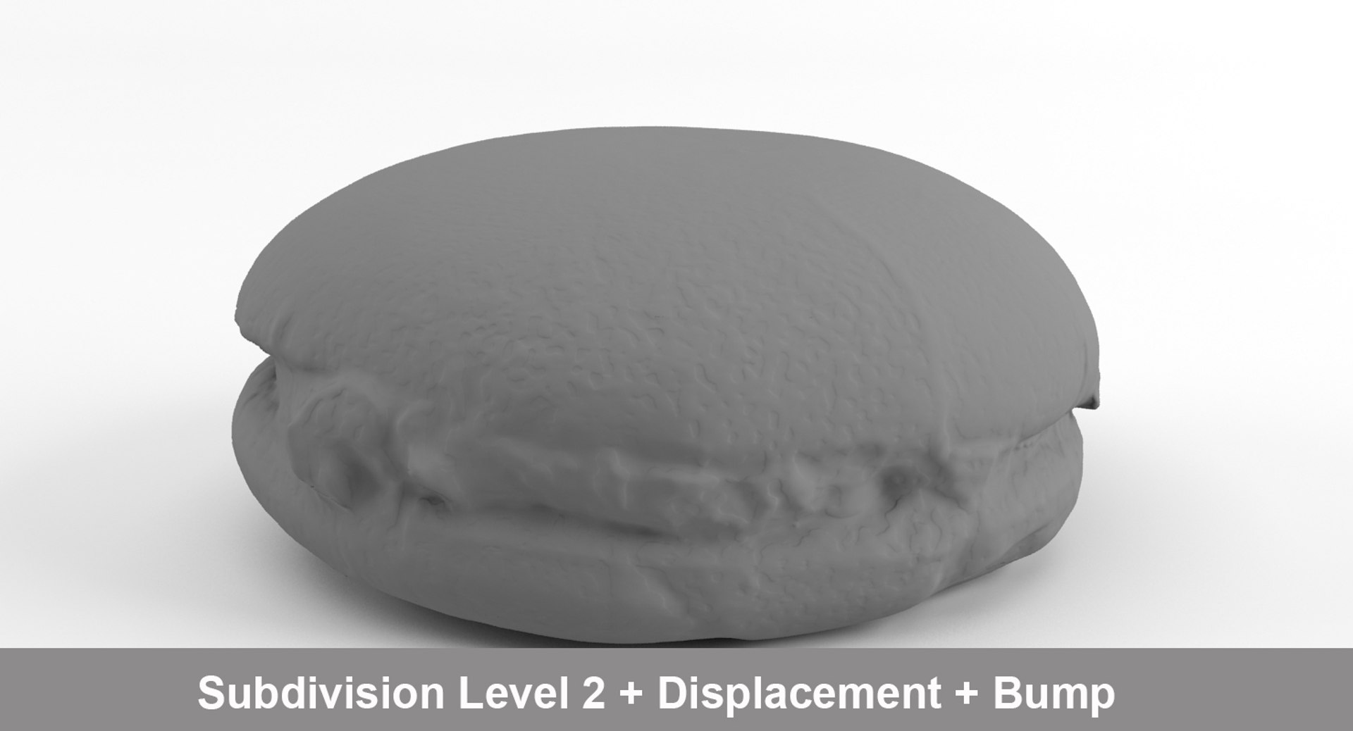 3d Model Realistic Cheese Burger