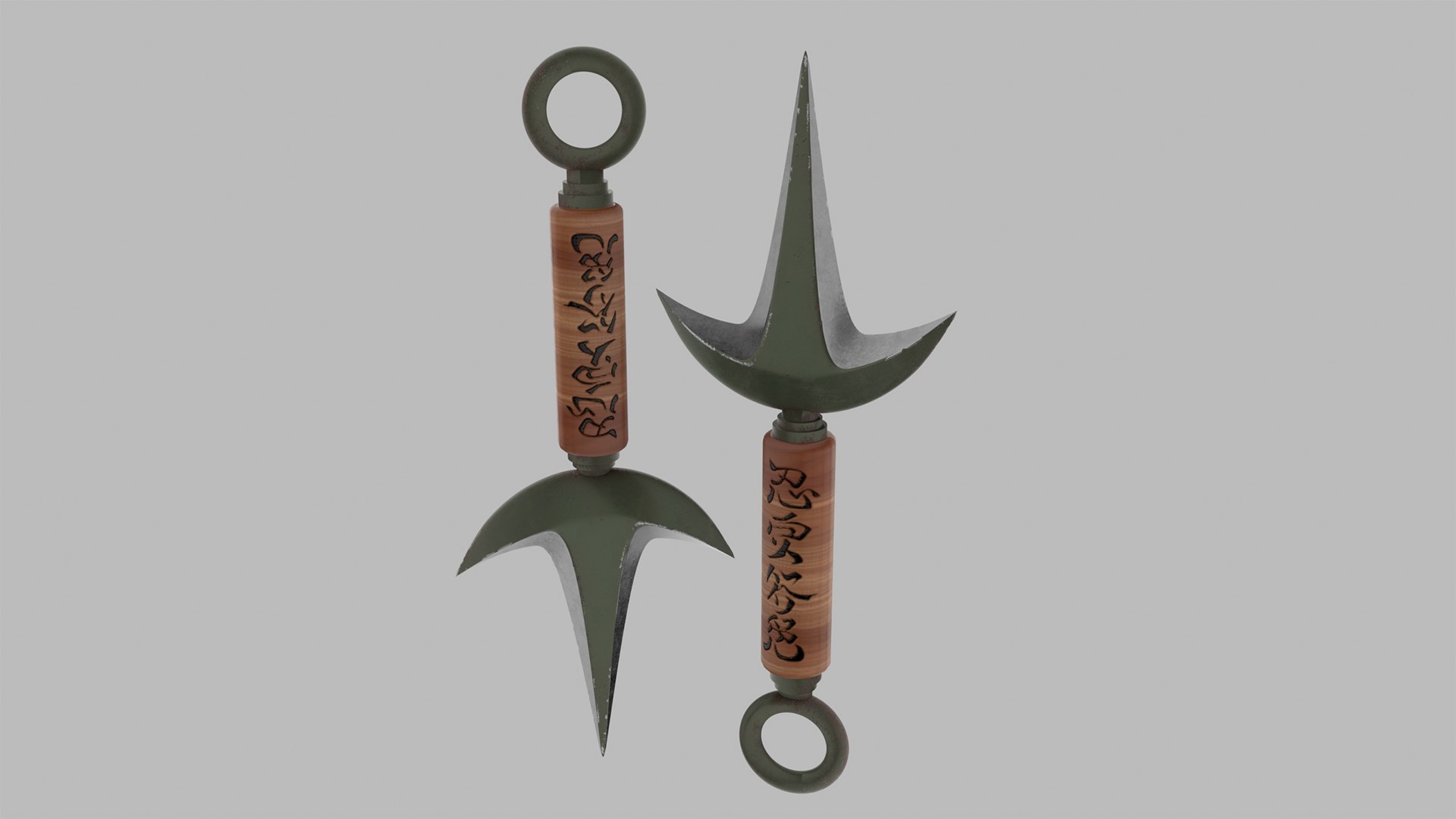 Ninja Kunai Blade 3D - TurboSquid 1855320
