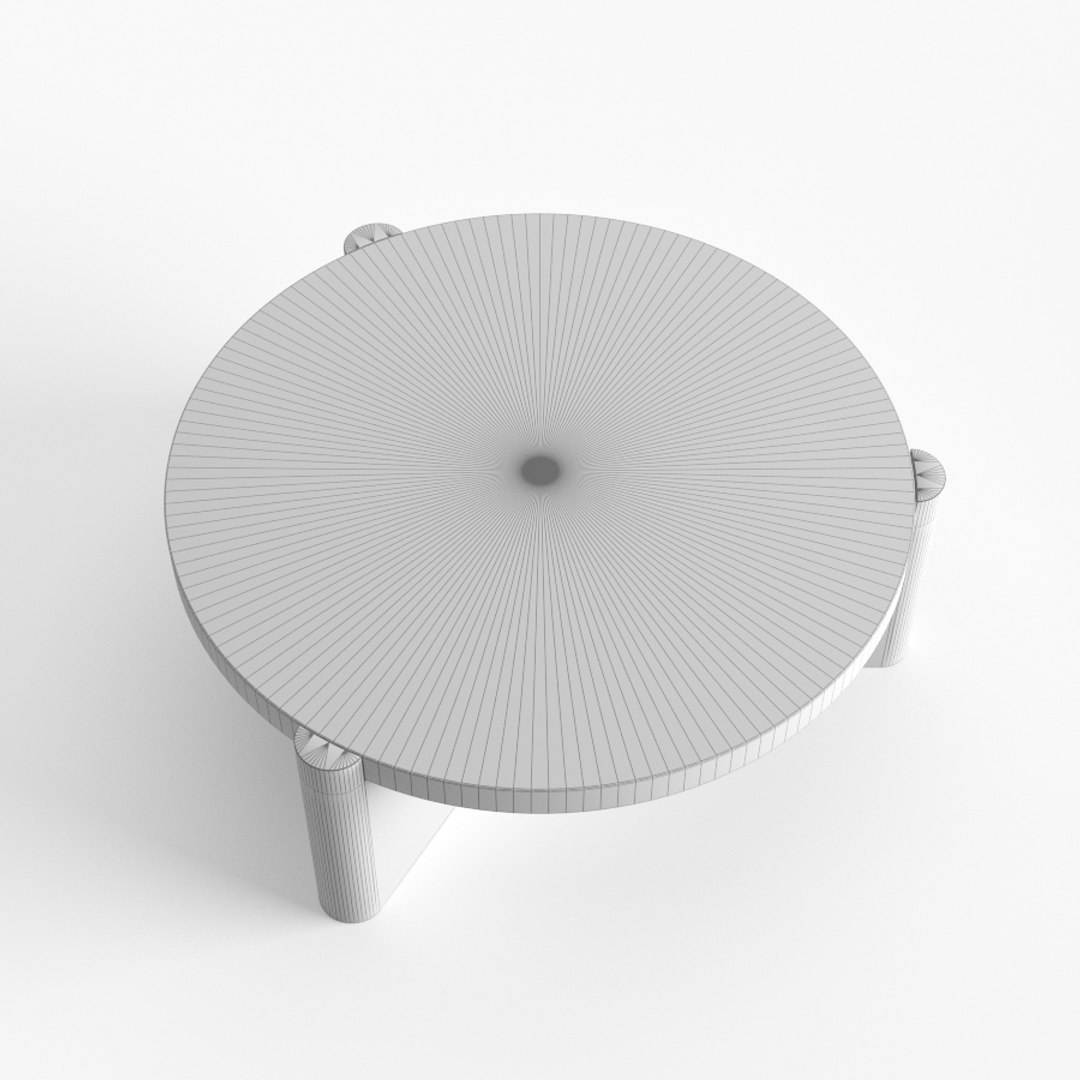 3D Model Yucca Stuff Concho Table - TurboSquid 1493217