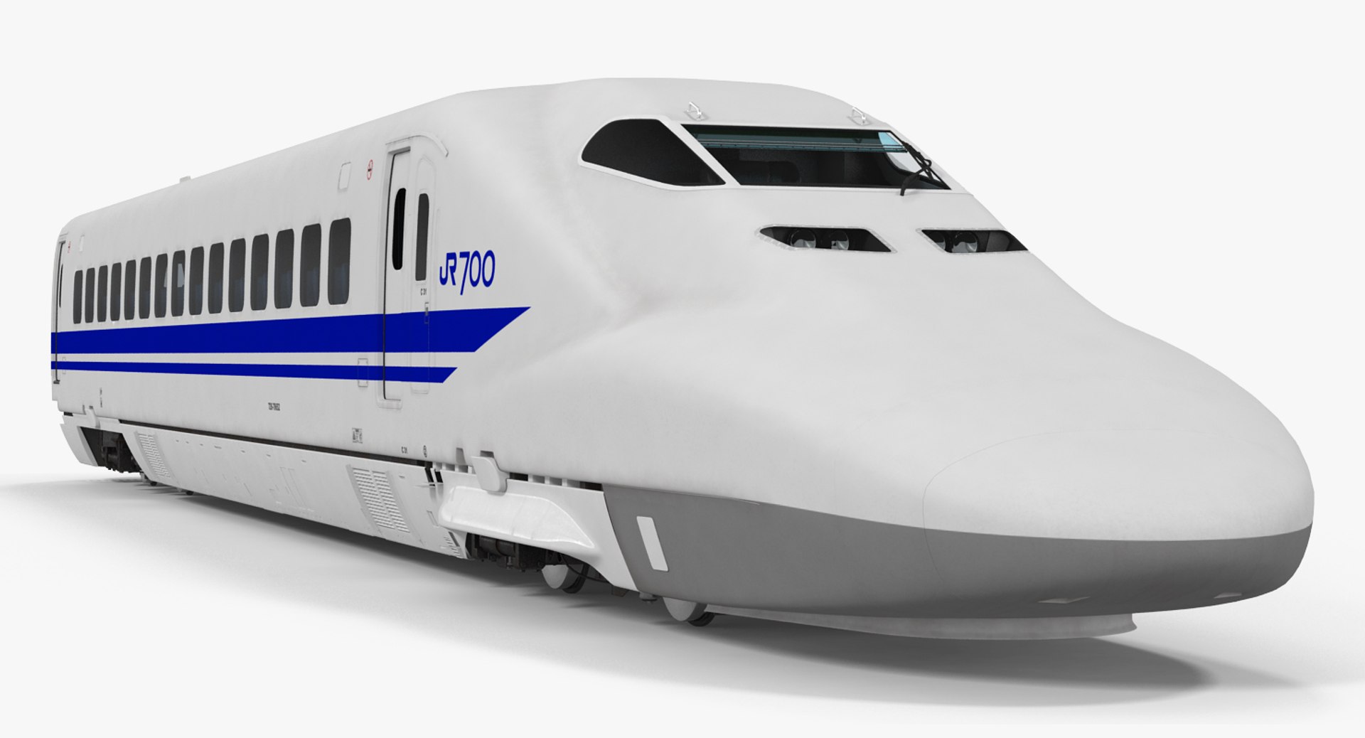 3d Bullet Train Jr700 Locomotive Model