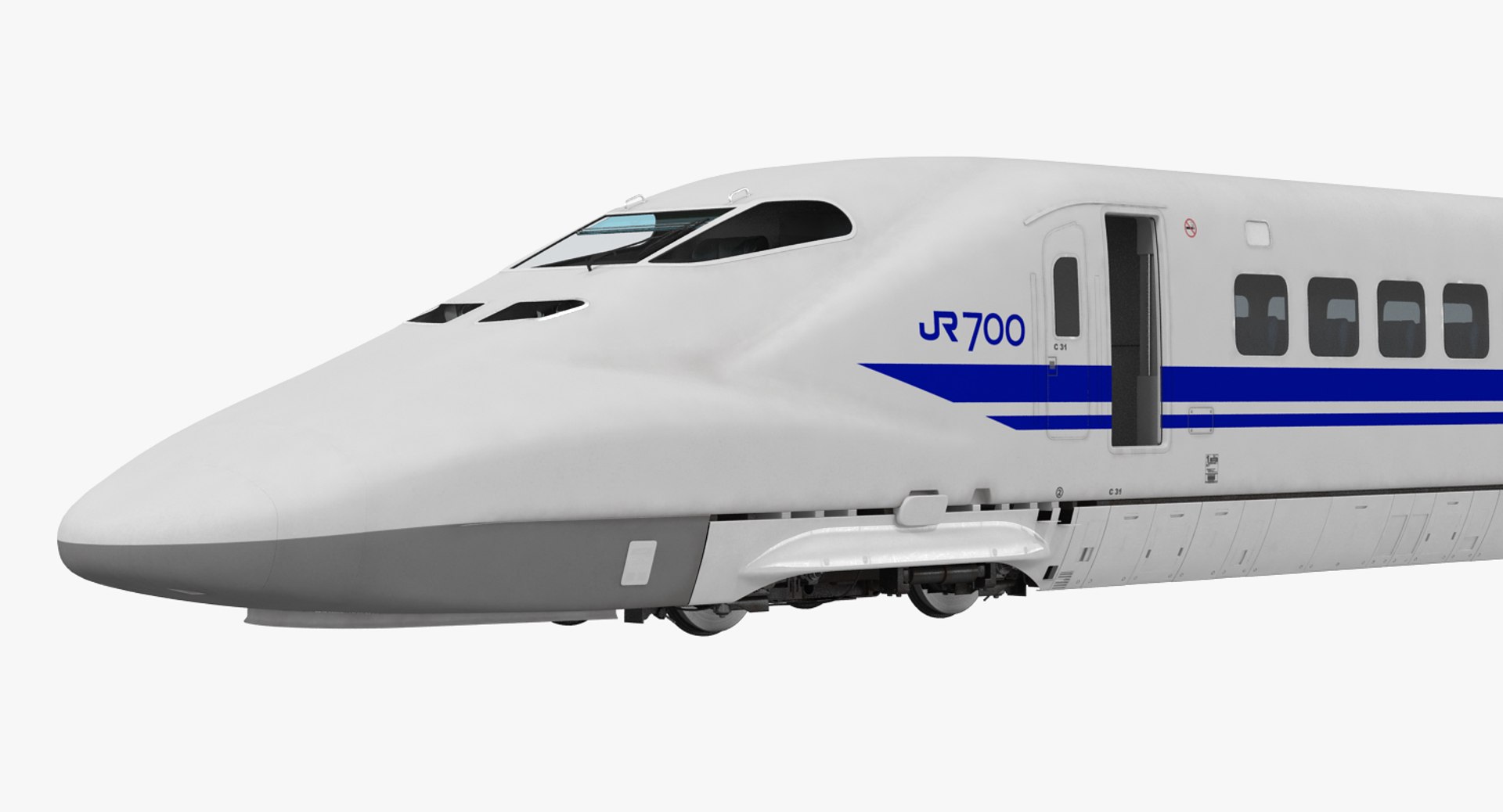 3d Bullet Train Jr700 Locomotive Model