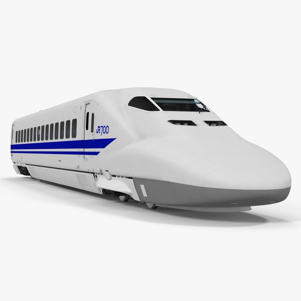 modelo 3d Tren bala JR700 Locomotora Japón Ferrocarriles - TurboSquid ...