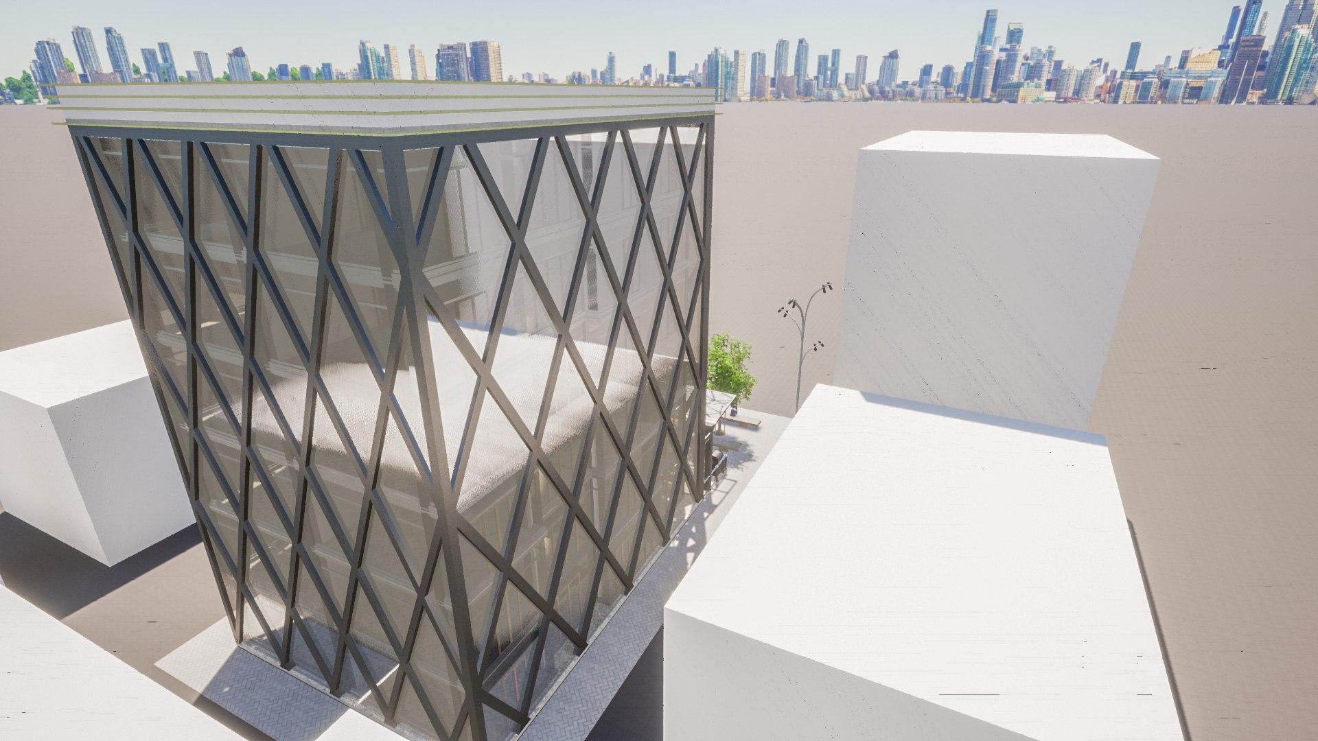 3D 6 Story Commercial Building Architectural Model 3D model ...