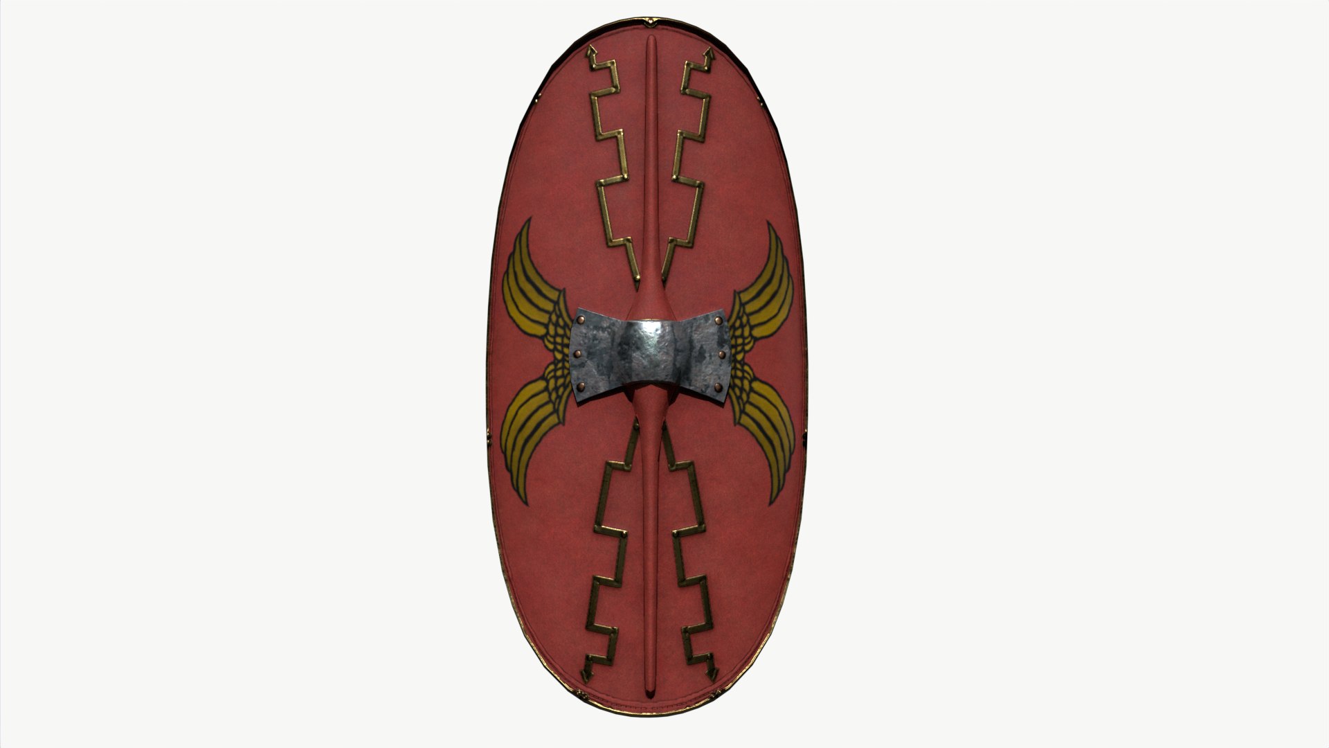 Free Roman Republican Shield 3D Model - TurboSquid 2272457