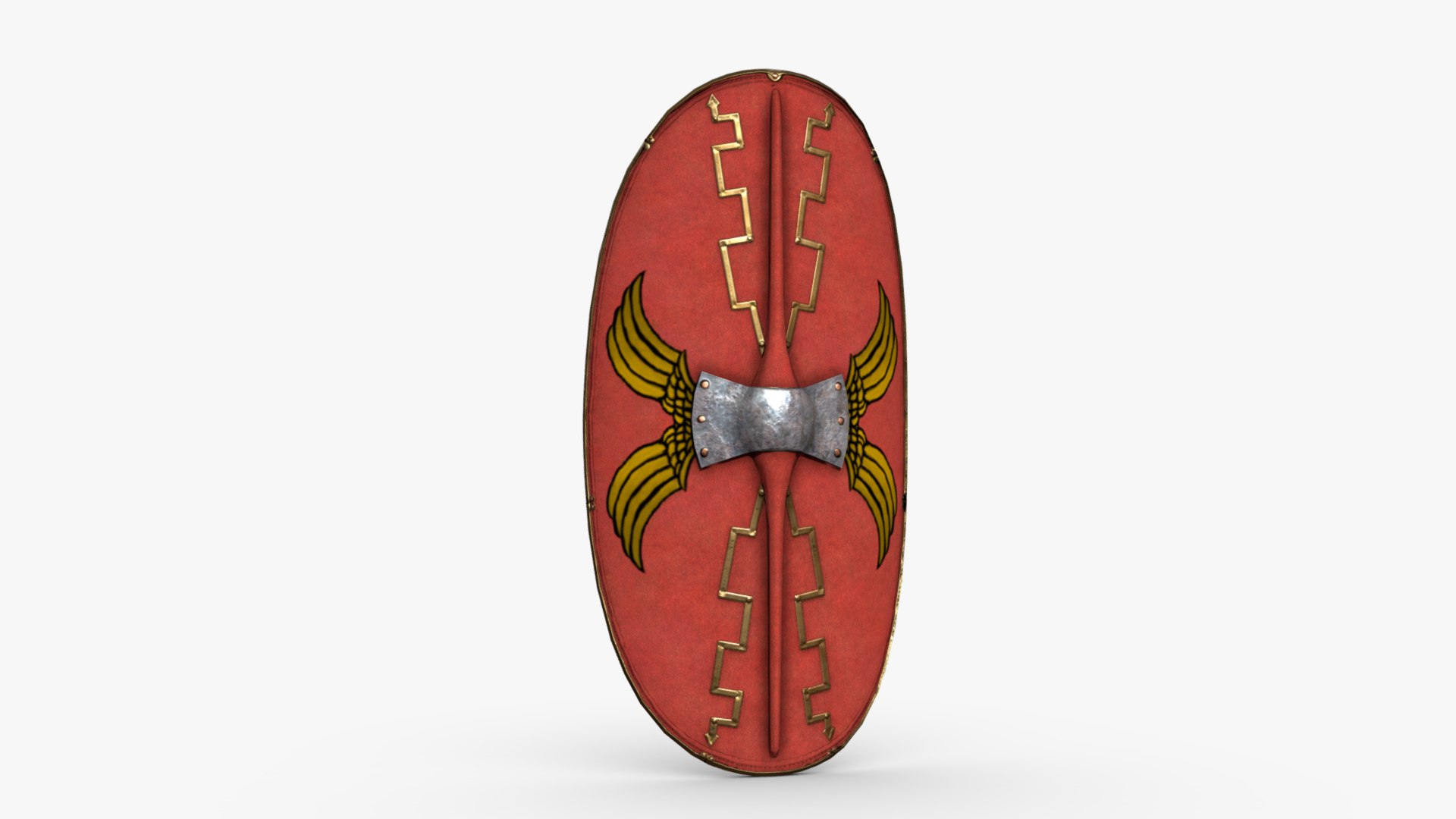 Free Roman Republican Shield 3D Model - TurboSquid 2272457