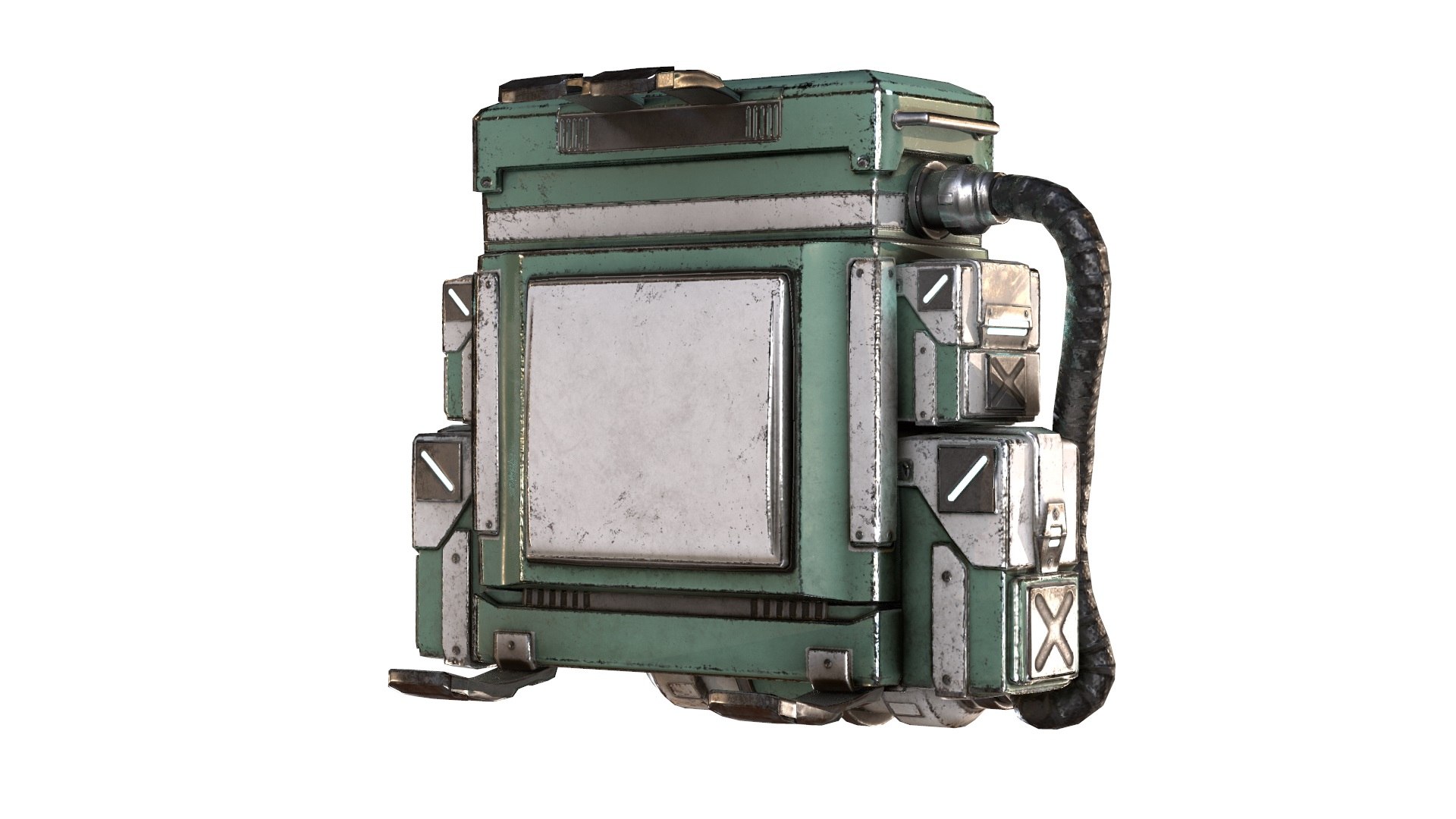 Backpack canister case bag 3D - TurboSquid 1694083