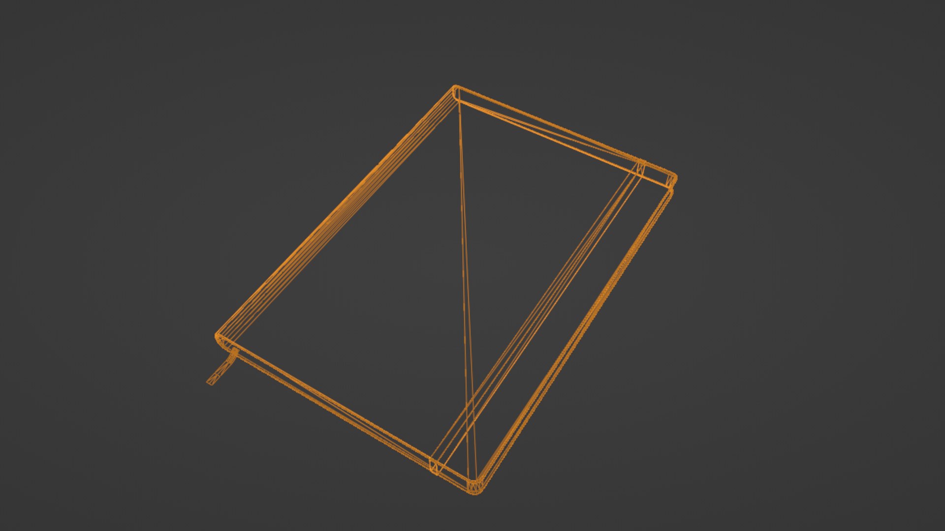 3D Model LEATHER DIARY AGENDA - TurboSquid 2111059