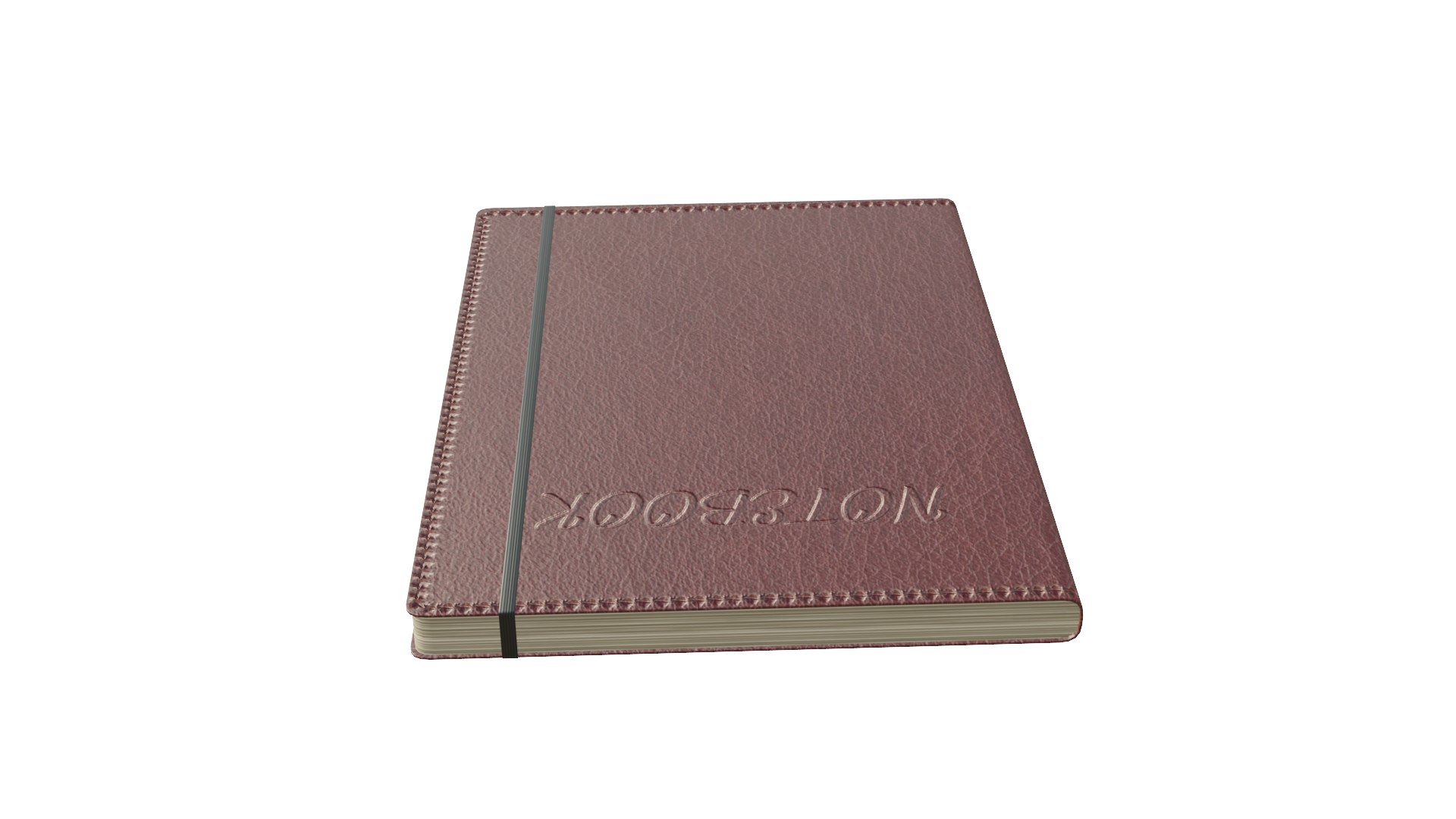 3D Model LEATHER DIARY AGENDA - TurboSquid 2111059