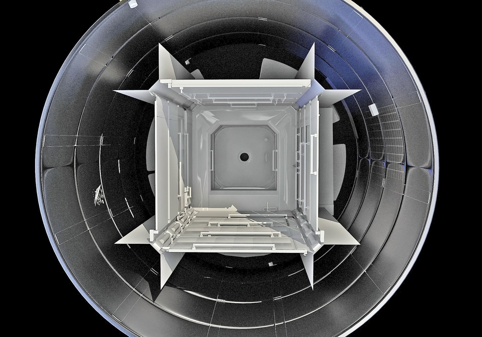 Iss module columbus 3D model - TurboSquid 1403194