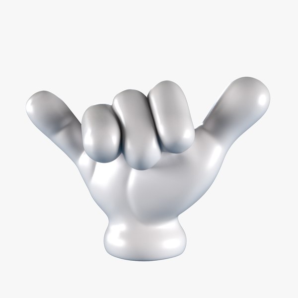 Cartoon Hand mit 5 Fingern - Shaka 3D-Modell - TurboSquid 2458037