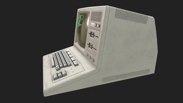 Retro computer 3D model - TurboSquid 1730511