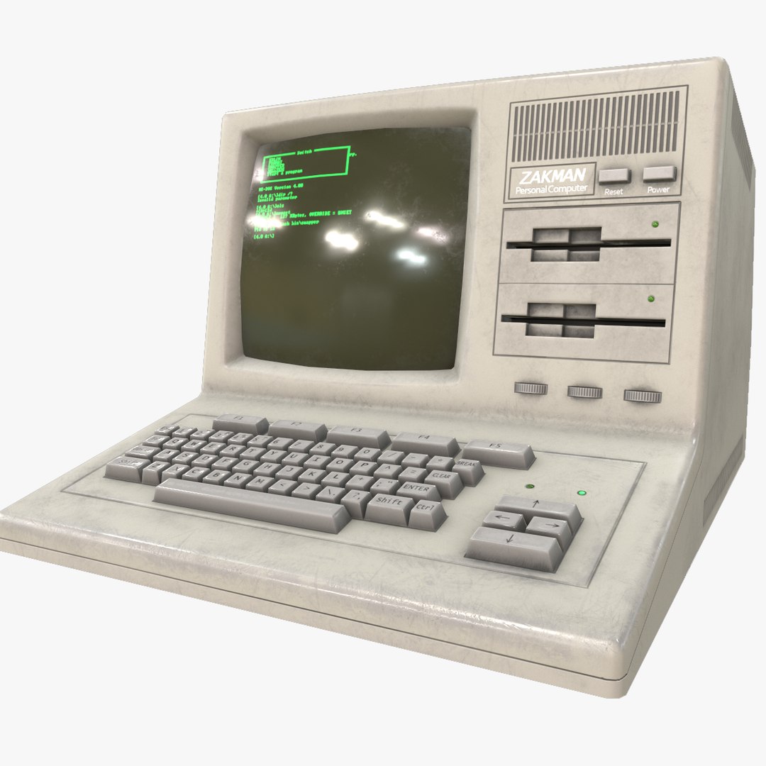 Retro computer 3D model - TurboSquid 1730511