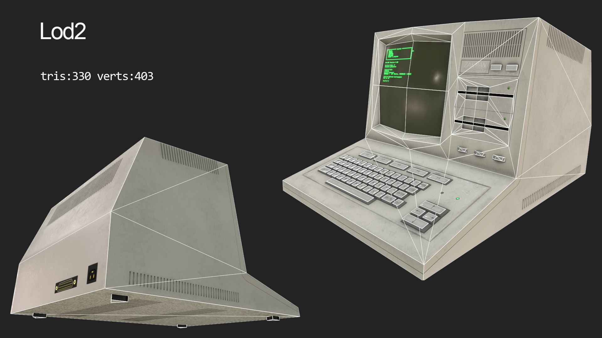 Retro computer 3D model - TurboSquid 1730511