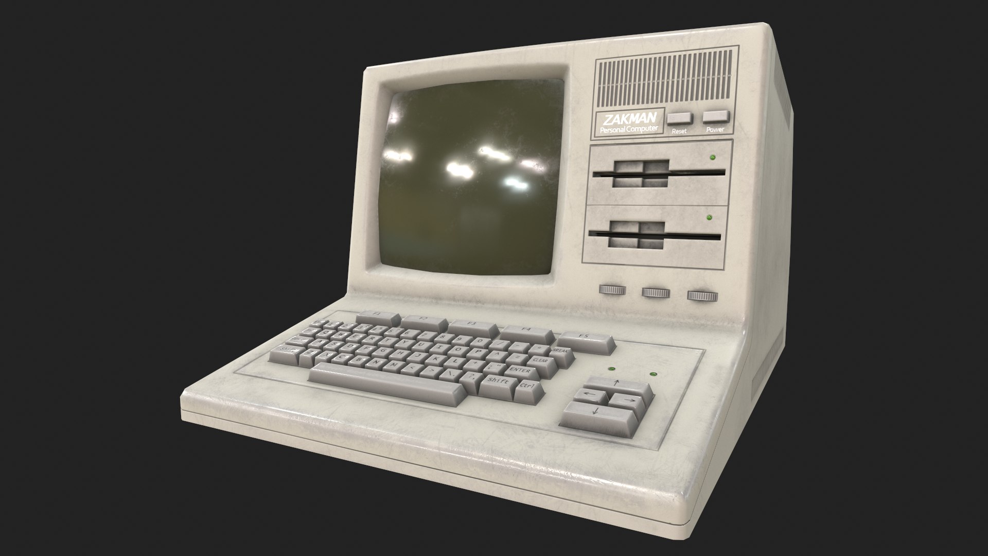 Retro Computer 3D Model - TurboSquid 1730511