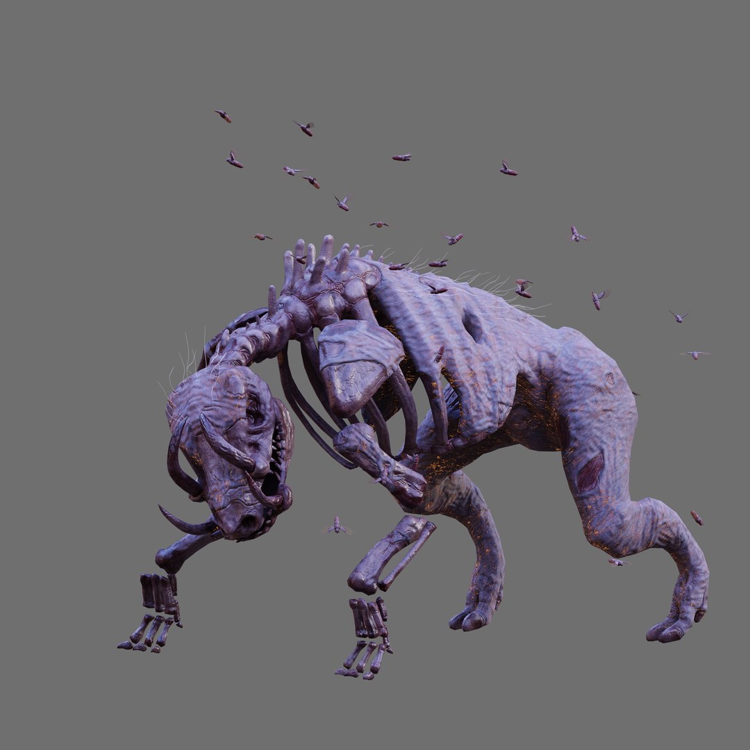 3D boar monster creature model - TurboSquid 1434339