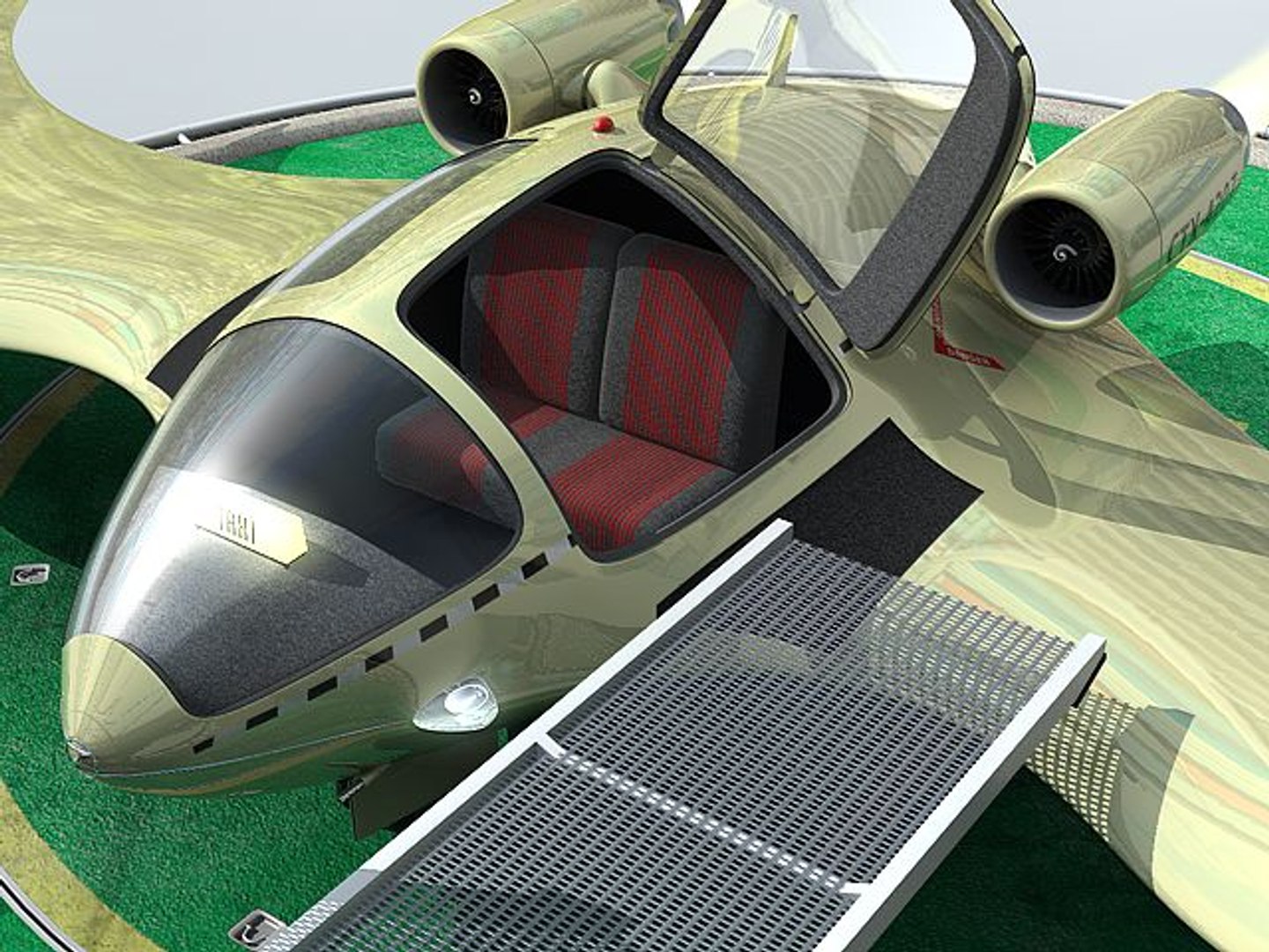Taxi Jet Concept C4d