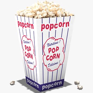 3D Popcorn Models - Browse & Download Formats - TurboSquid