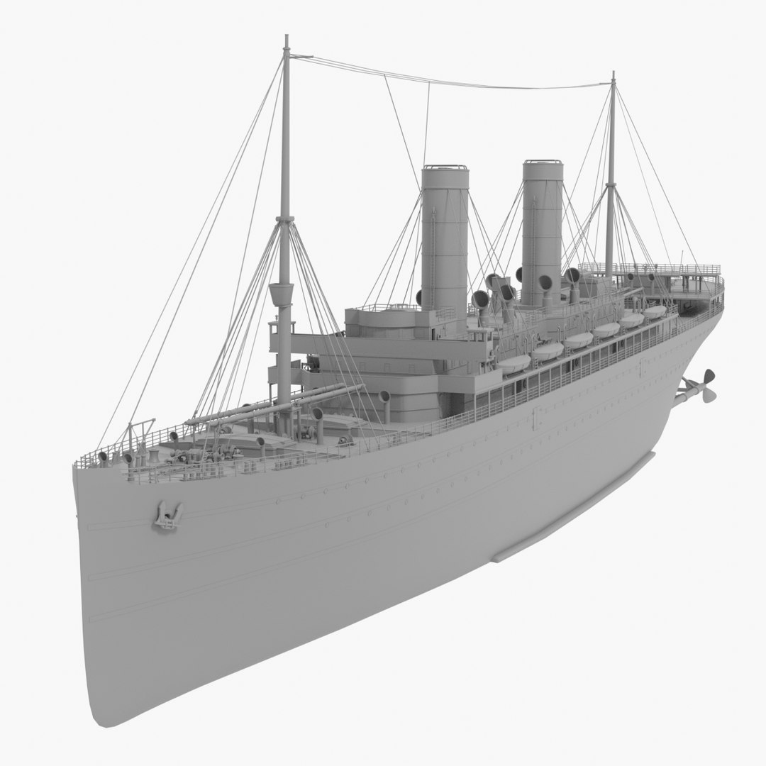 Steam Liner Model - TurboSquid 1886415
