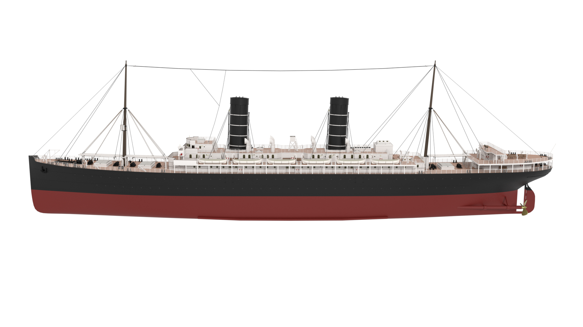 Steam Liner Model - TurboSquid 1886415