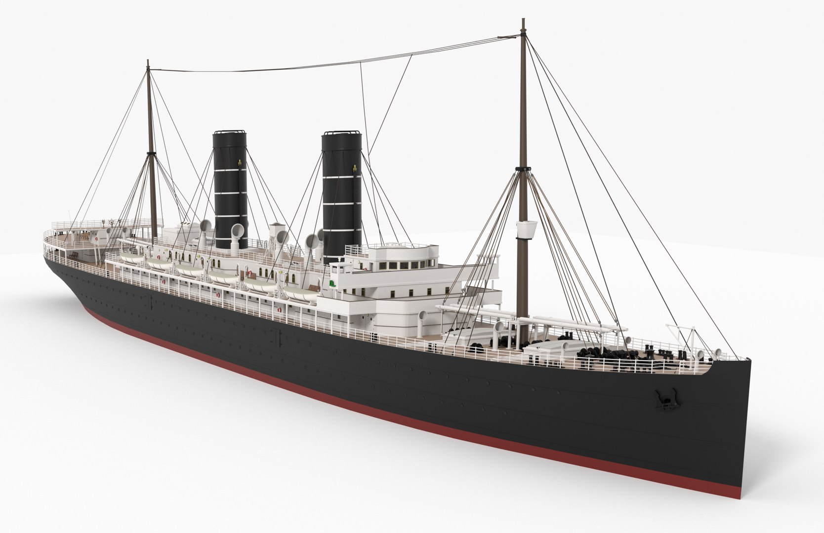 Steam Liner Model - TurboSquid 1886415
