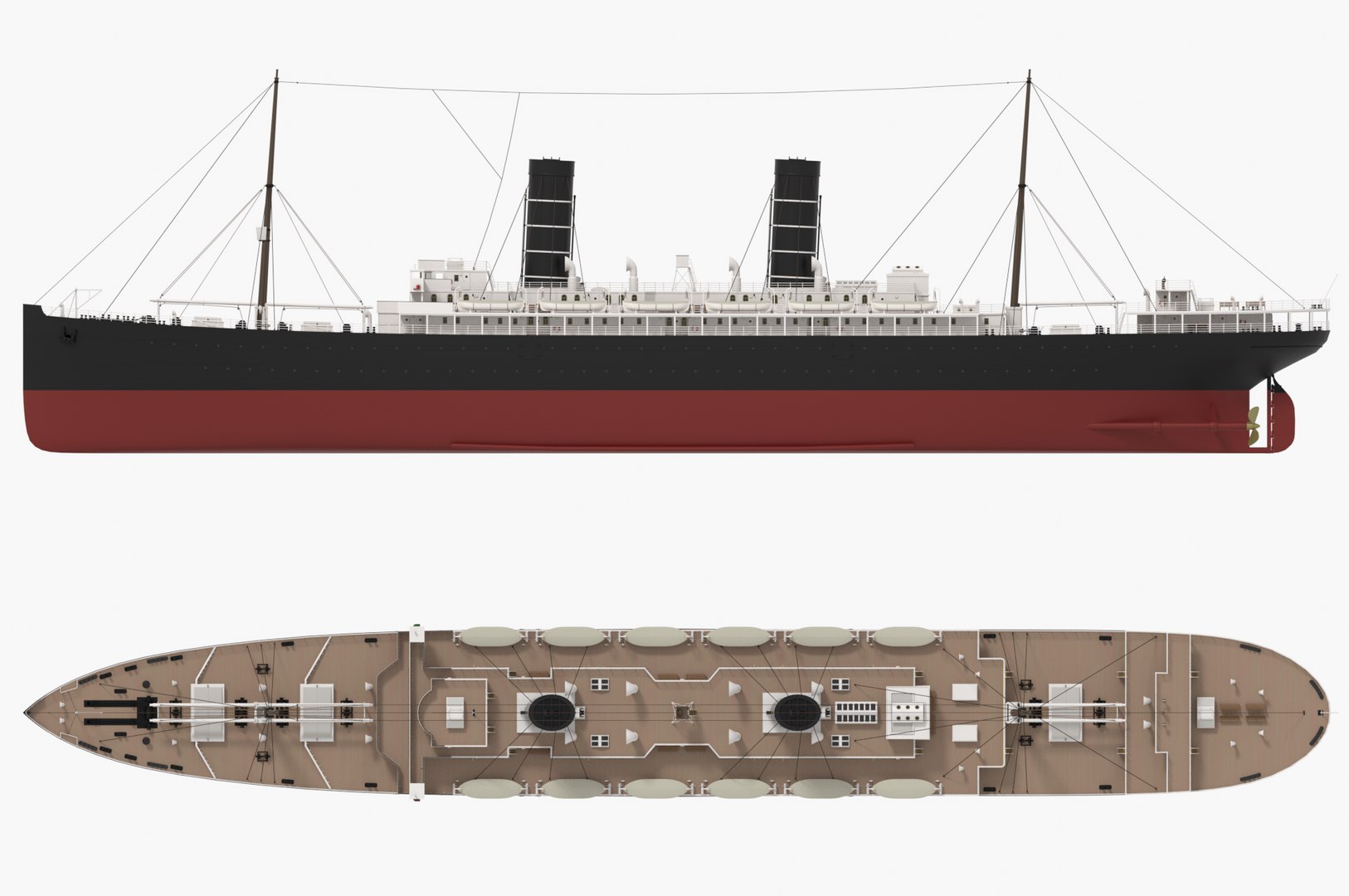 Steam Liner Model - TurboSquid 1886415