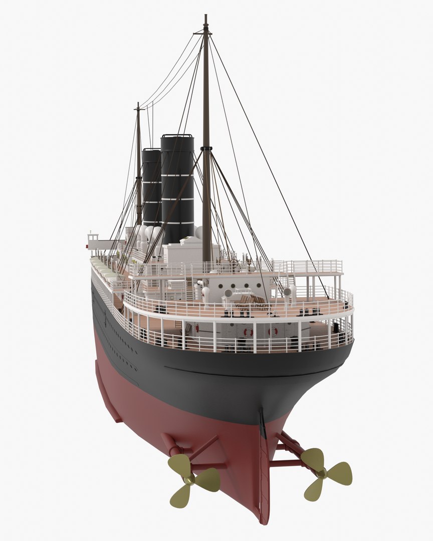 Steam Liner Model - TurboSquid 1886415