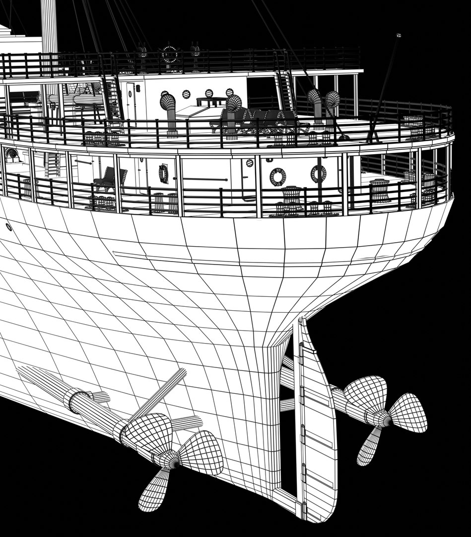 Steam Liner Model - TurboSquid 1886415