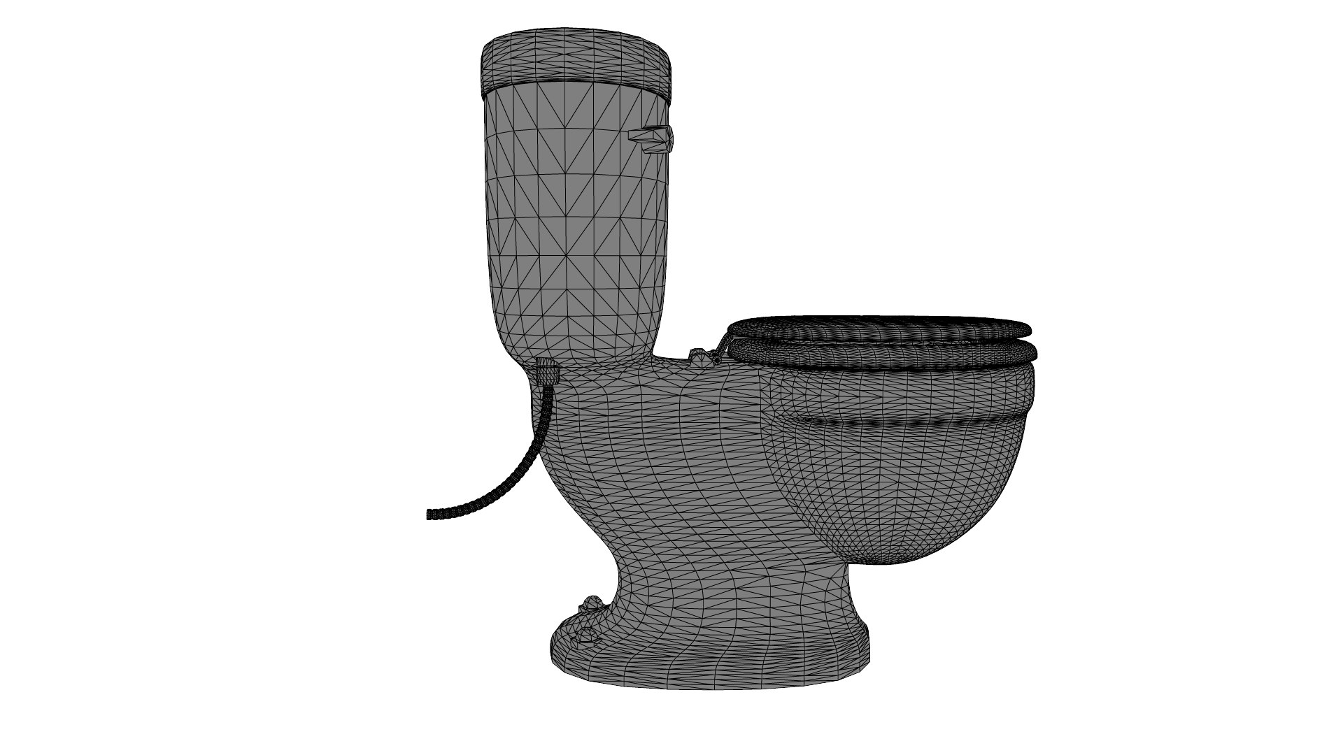 Flush Toilet 3D - TurboSquid 1870218