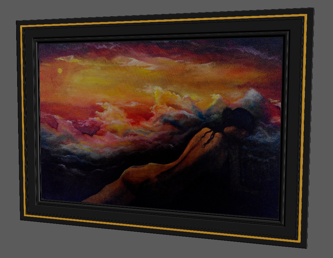 Free Original Painting 3d Model