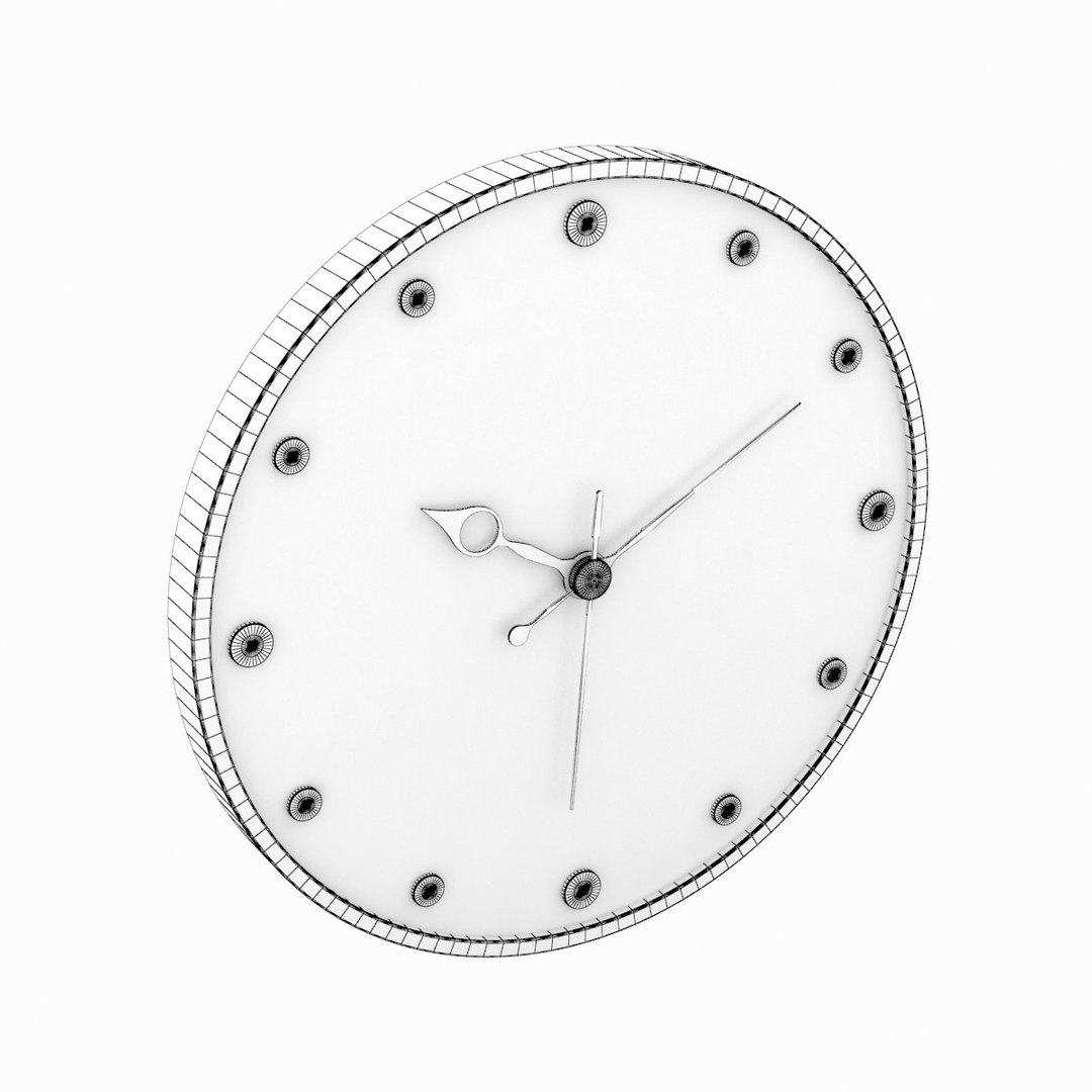 3d Wall Clock Model