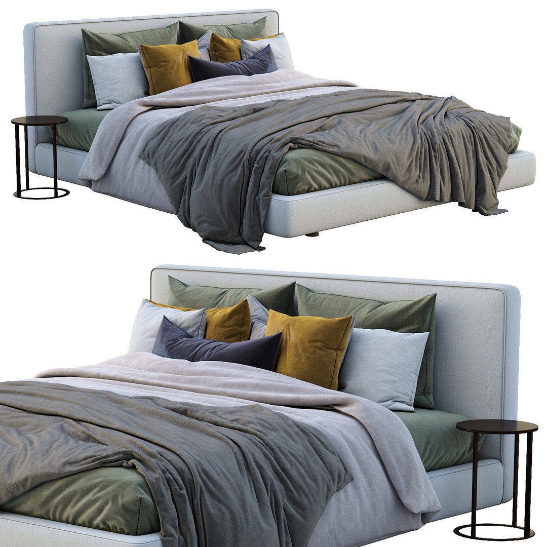 3D Bebitalia Bed Richard Model - TurboSquid 1568382