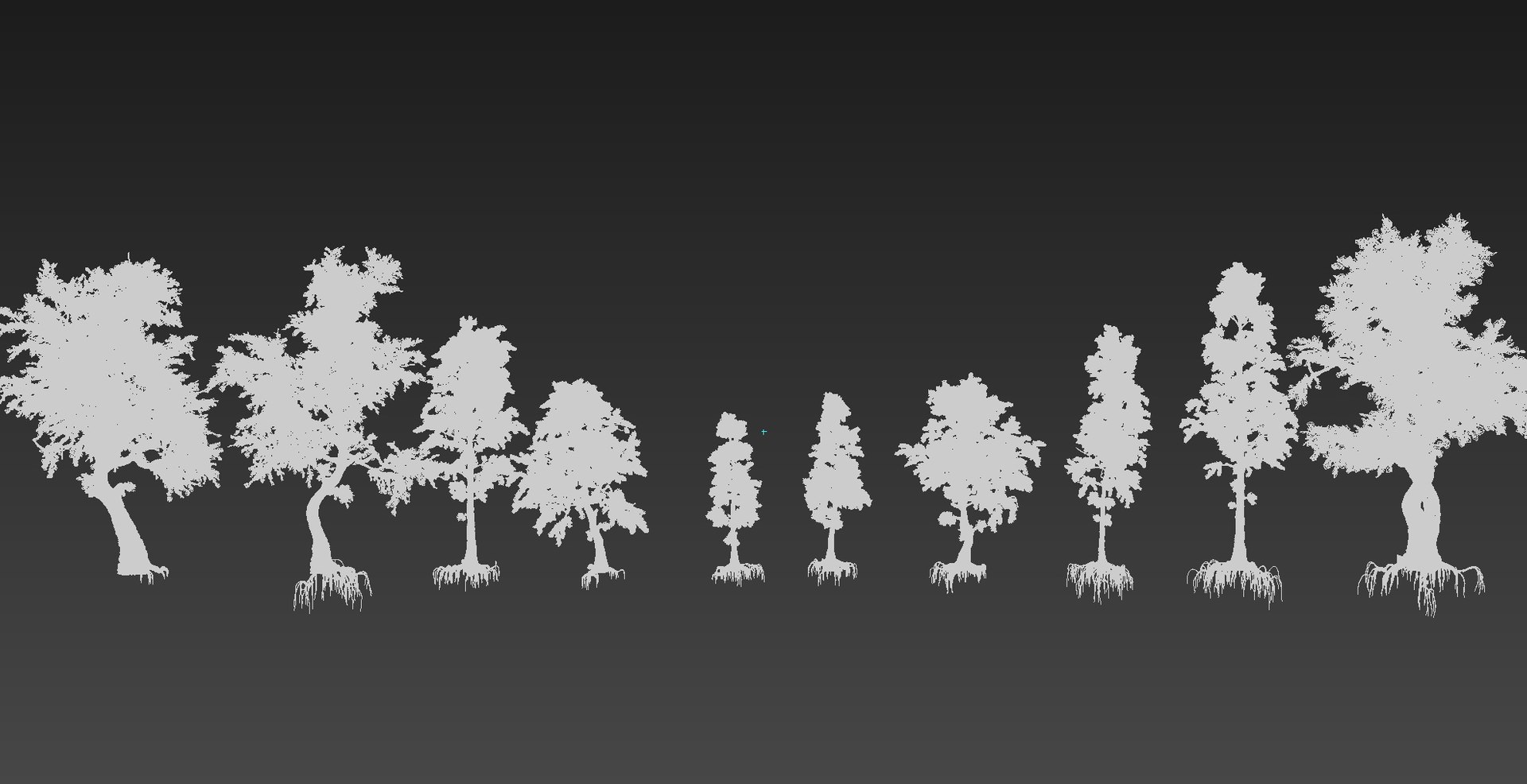 Pine tree pack 3D model - TurboSquid 1364121