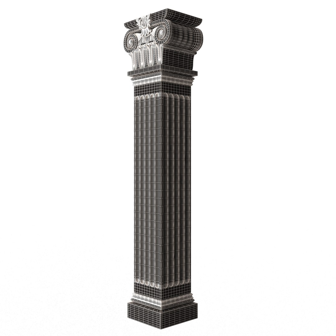3D Column Capital 01002 - TurboSquid 2159080