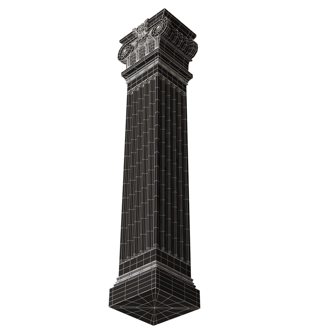 3D Column Capital 01002 - TurboSquid 2159080