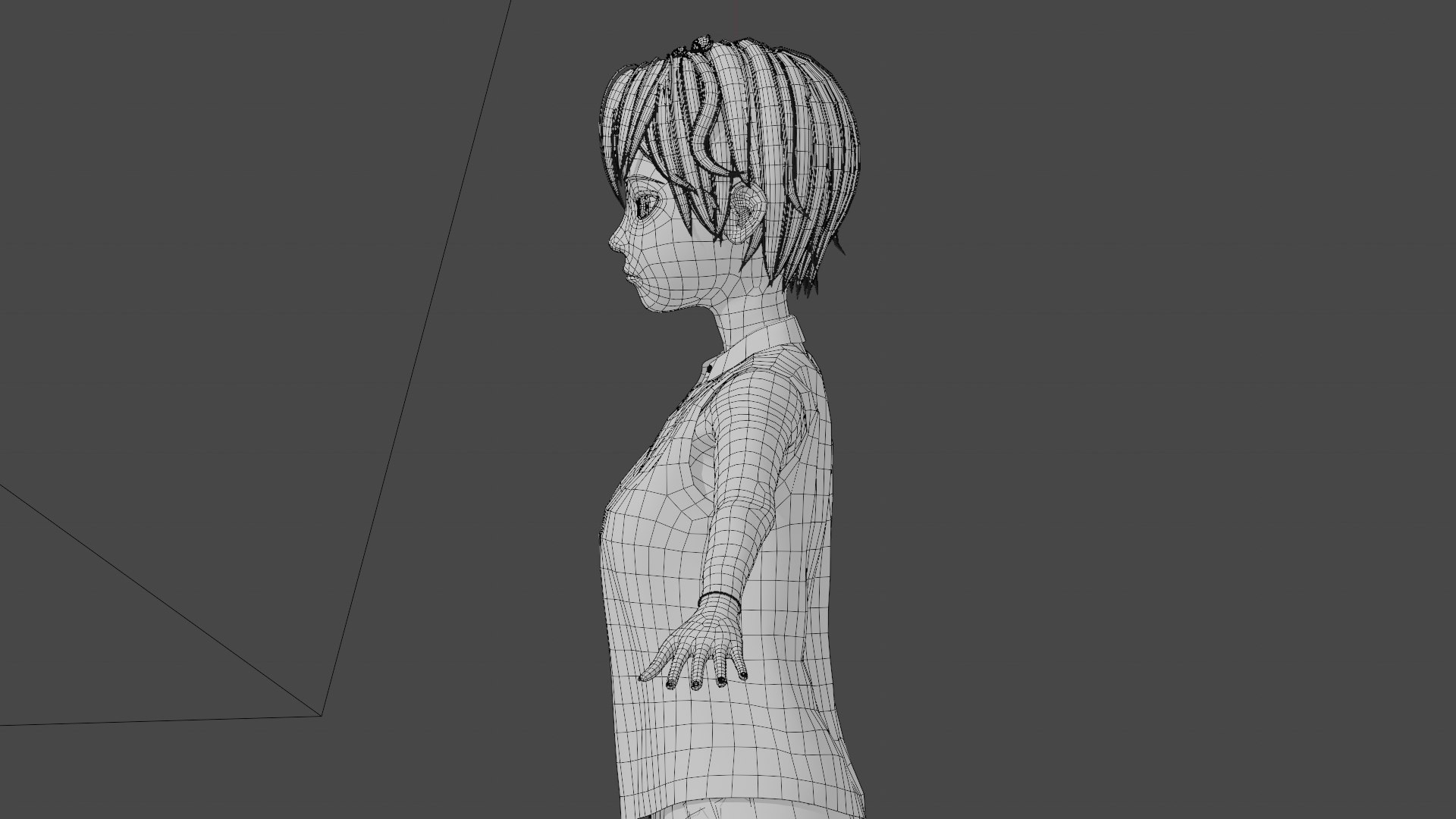 Free Girl toon 2 Free version 3D model - TurboSquid 1766705