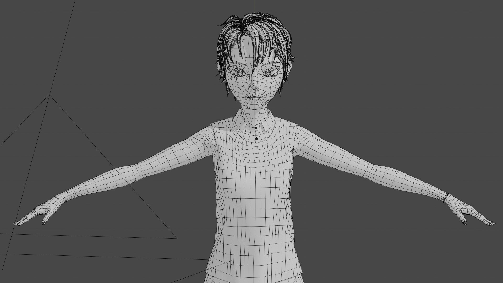 Free Girl toon 2 Free version 3D model - TurboSquid 1766705