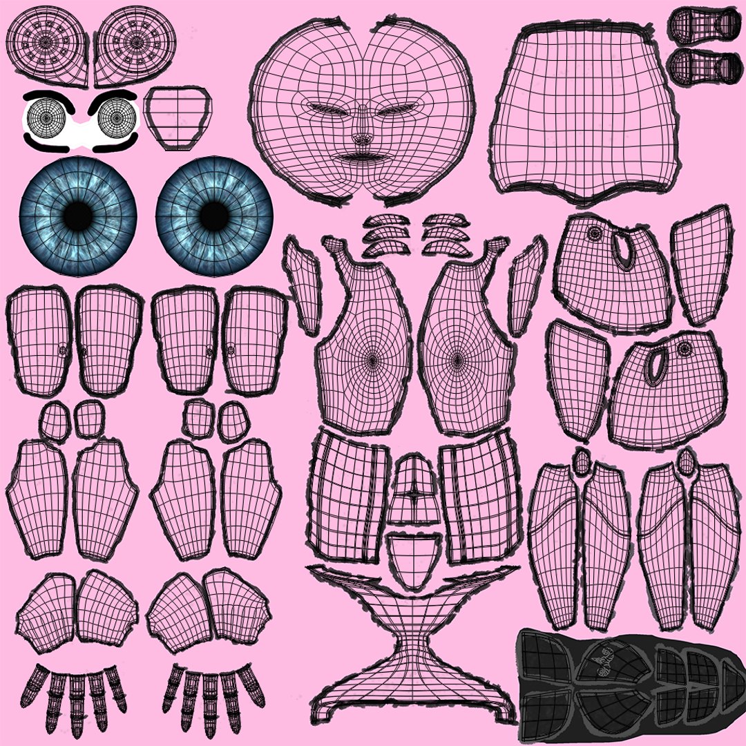 Female Robot 3d Max
