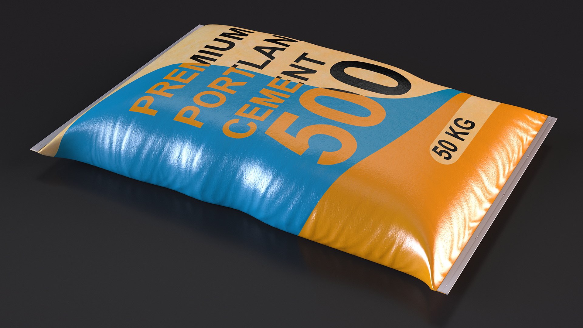 3D Realistic Cement Bag - TurboSquid 2261407