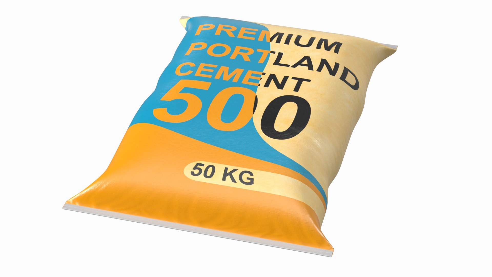 3D Realistic Cement Bag - TurboSquid 2261407