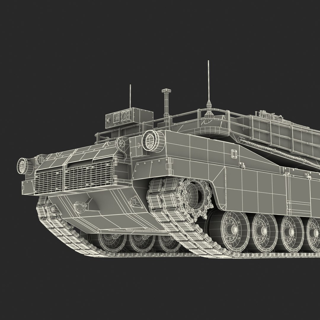 3d m1 abrams