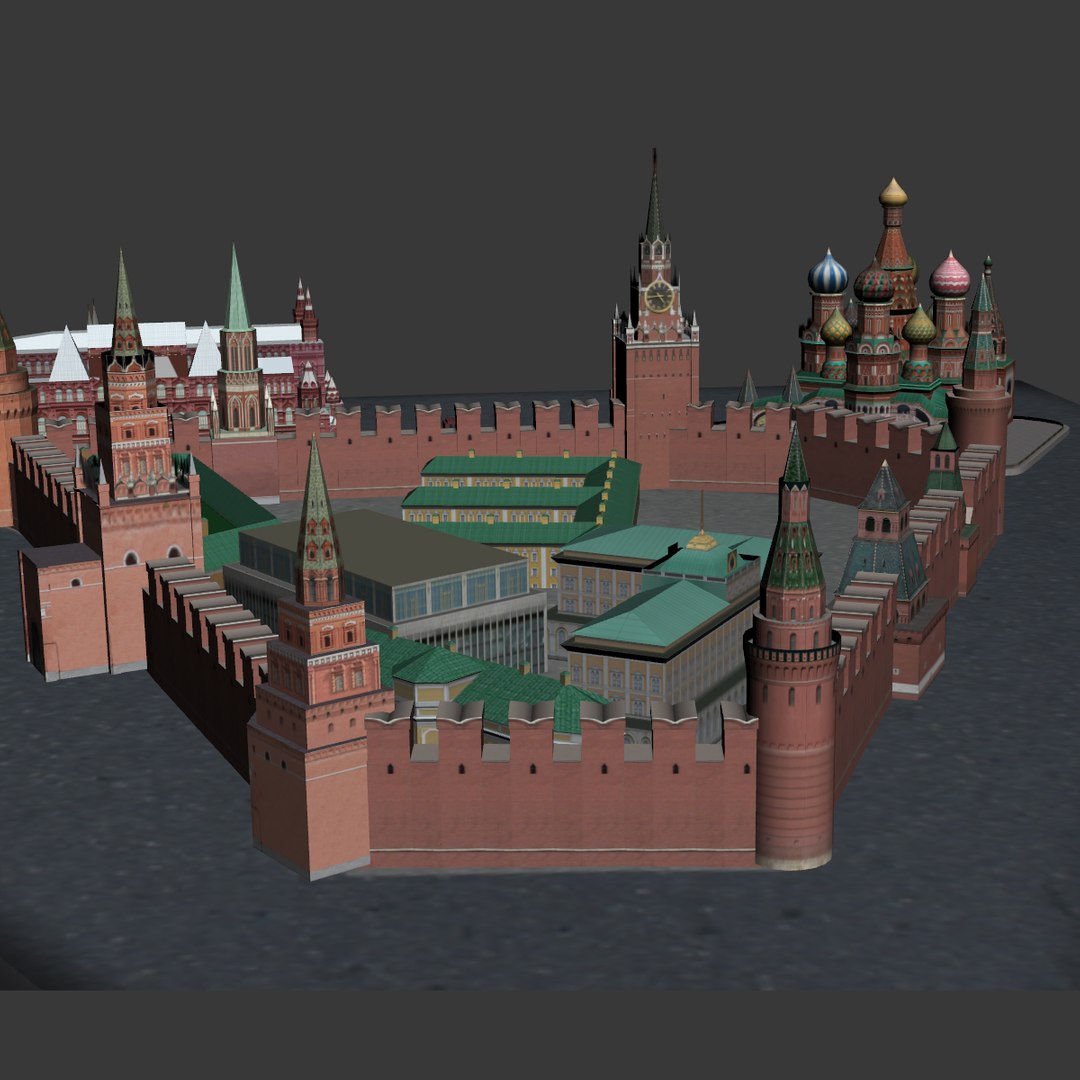3d Model Kremlin