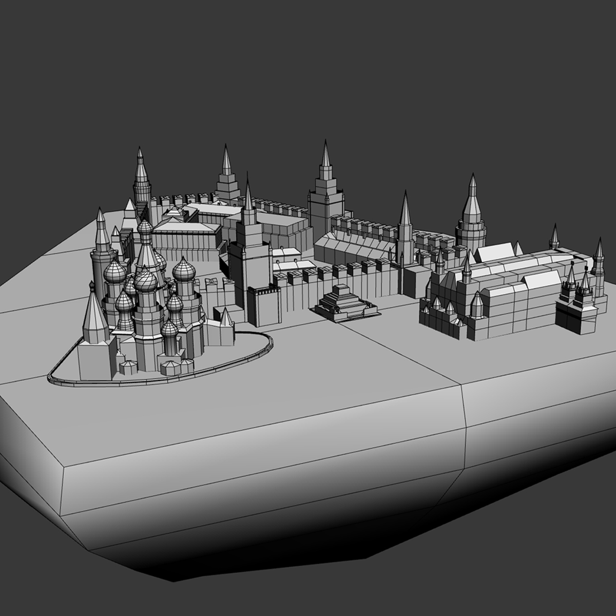 3d model kremlin
