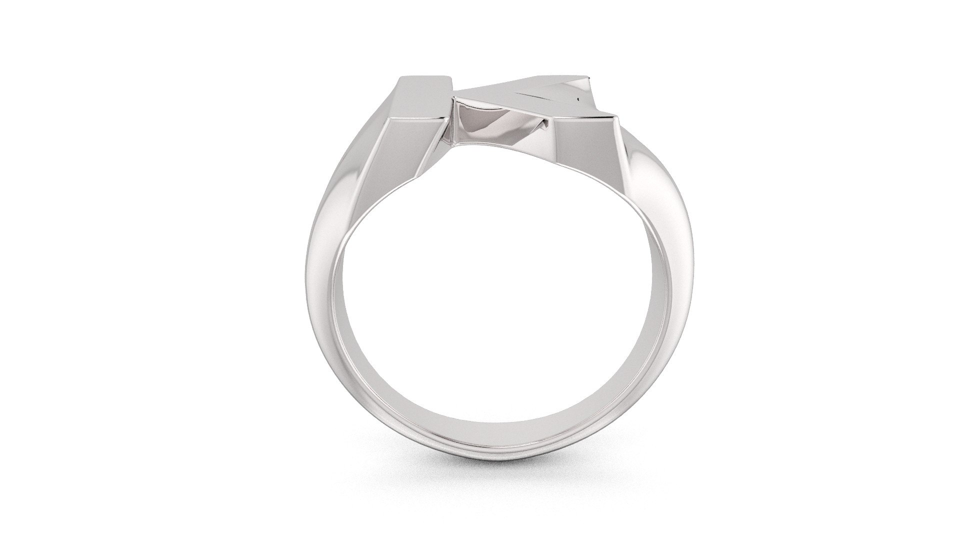 Alphabet Signet Ring K 3D Model - TurboSquid 2083131