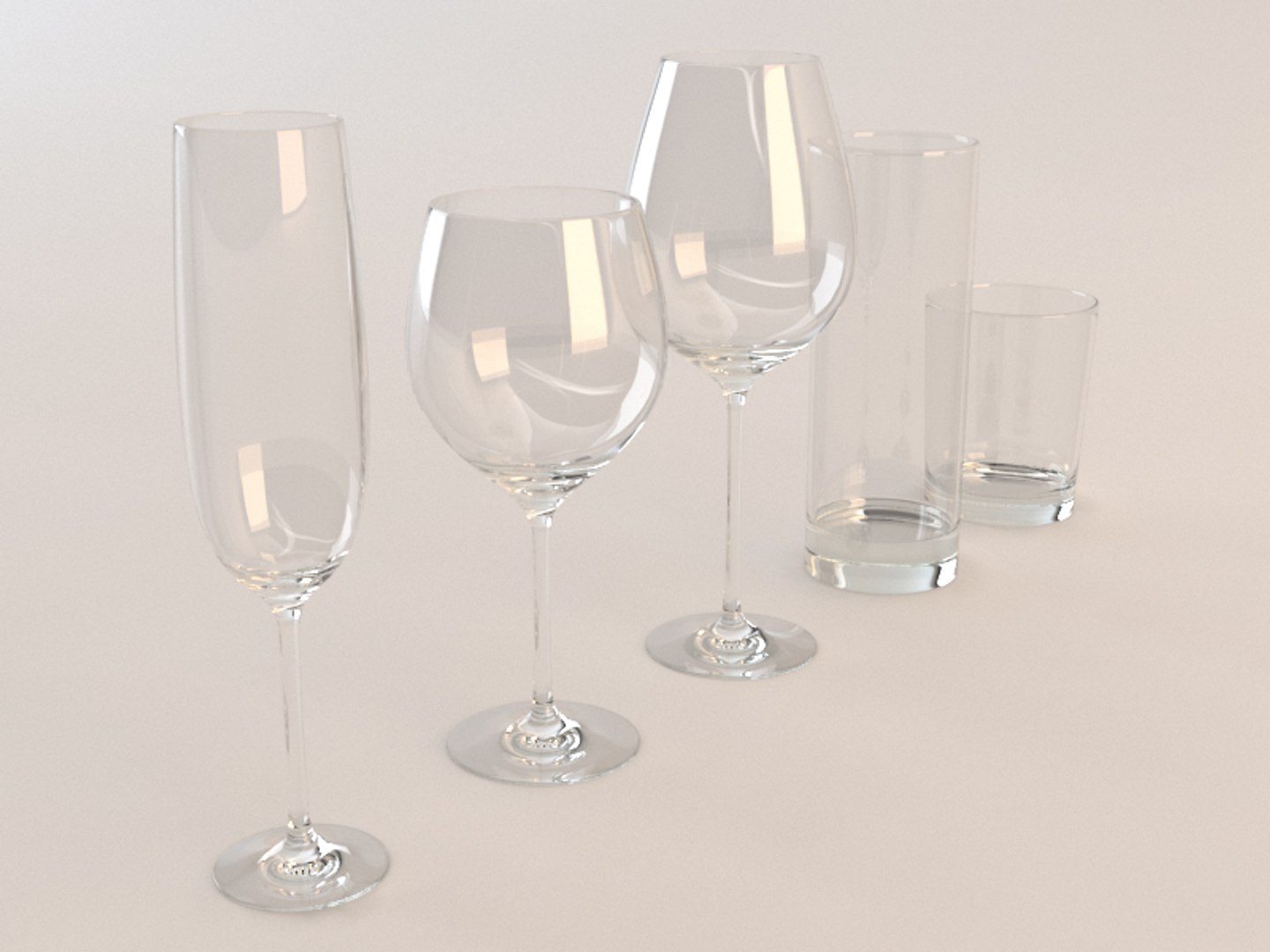 set glass 3d max