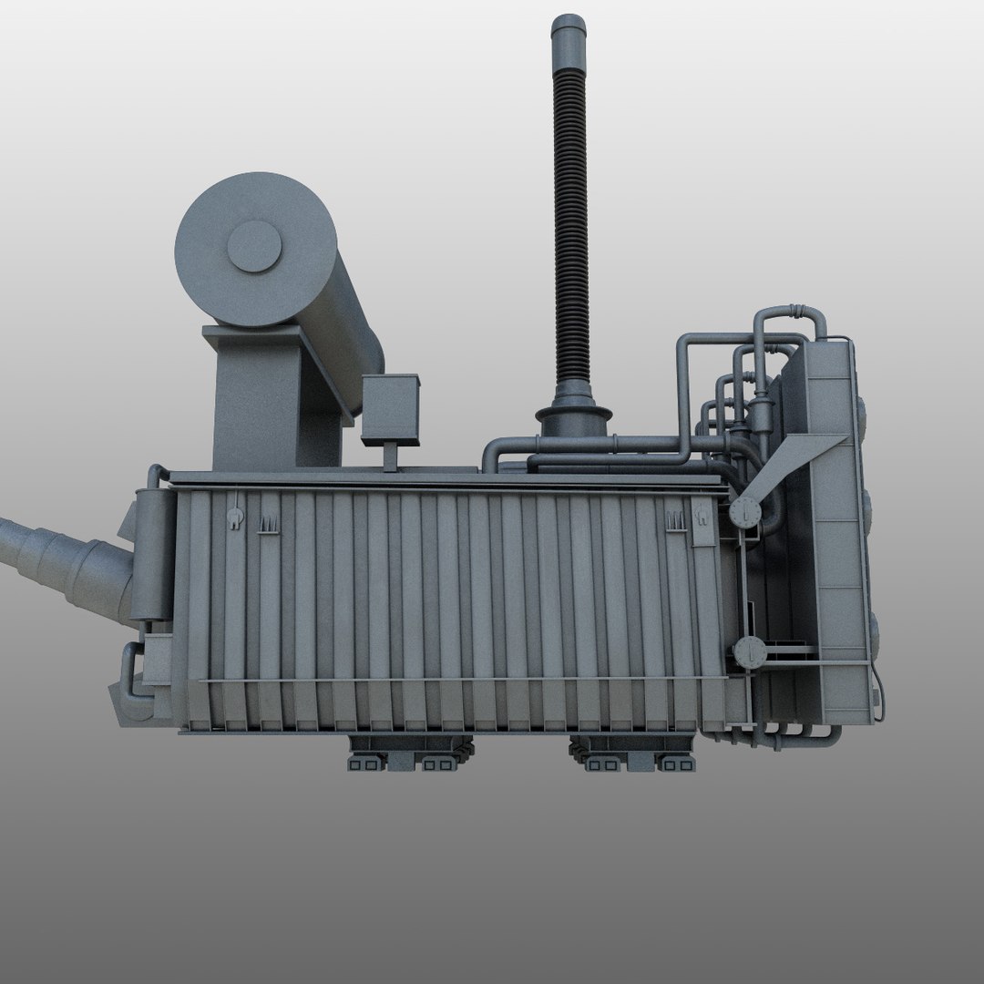 3d Electrical Transformer Model