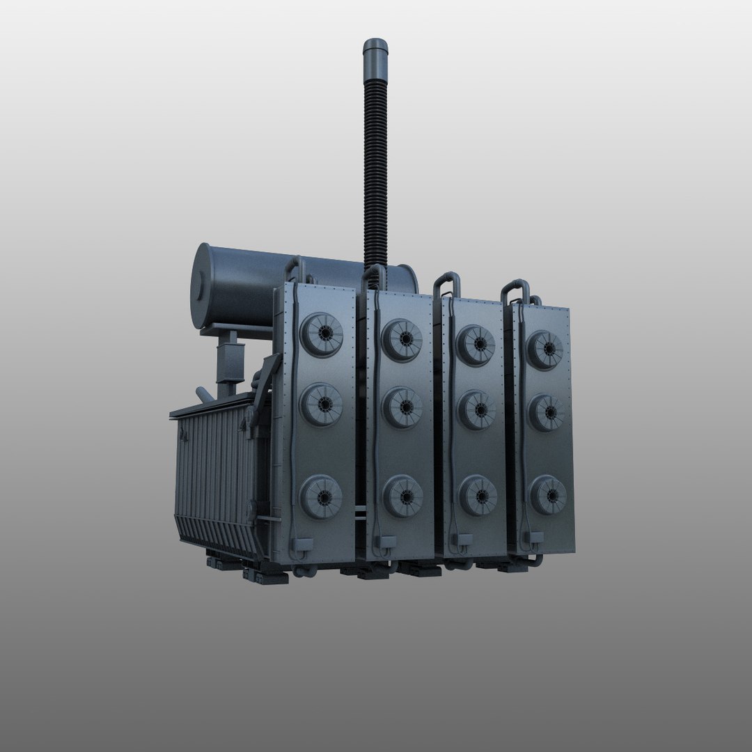 3d Electrical Transformer Model
