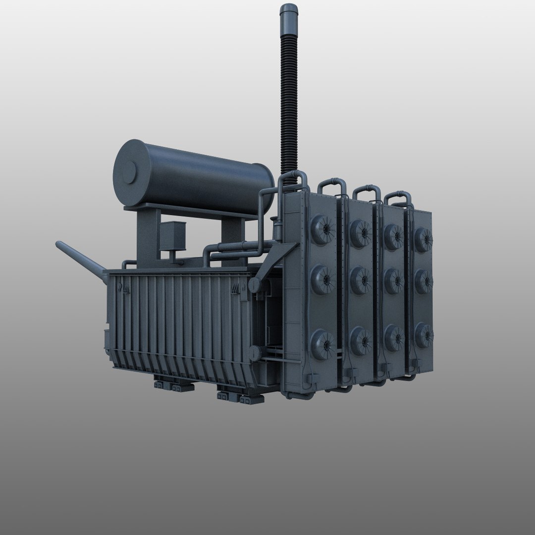 3d Electrical Transformer Model